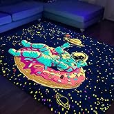 Amazon.com: SEBKQ Optical Illusion Area Rug Black Light, Large 3D UV ...