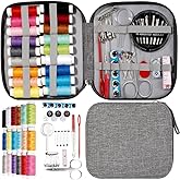 Amazon.com: Sewing Kit with Case Portable Sewing Supplies for Home ...