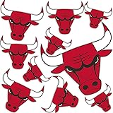 Amazon.com: Chicago Bulls NBA Officially Licensed Sticker Vinyl Decal ...