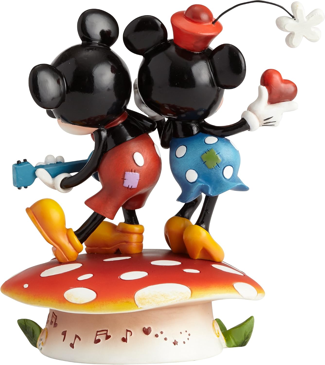 Miss Mindy Presents Disney Mickey and Minnie Mouse Figurine, Multi ...