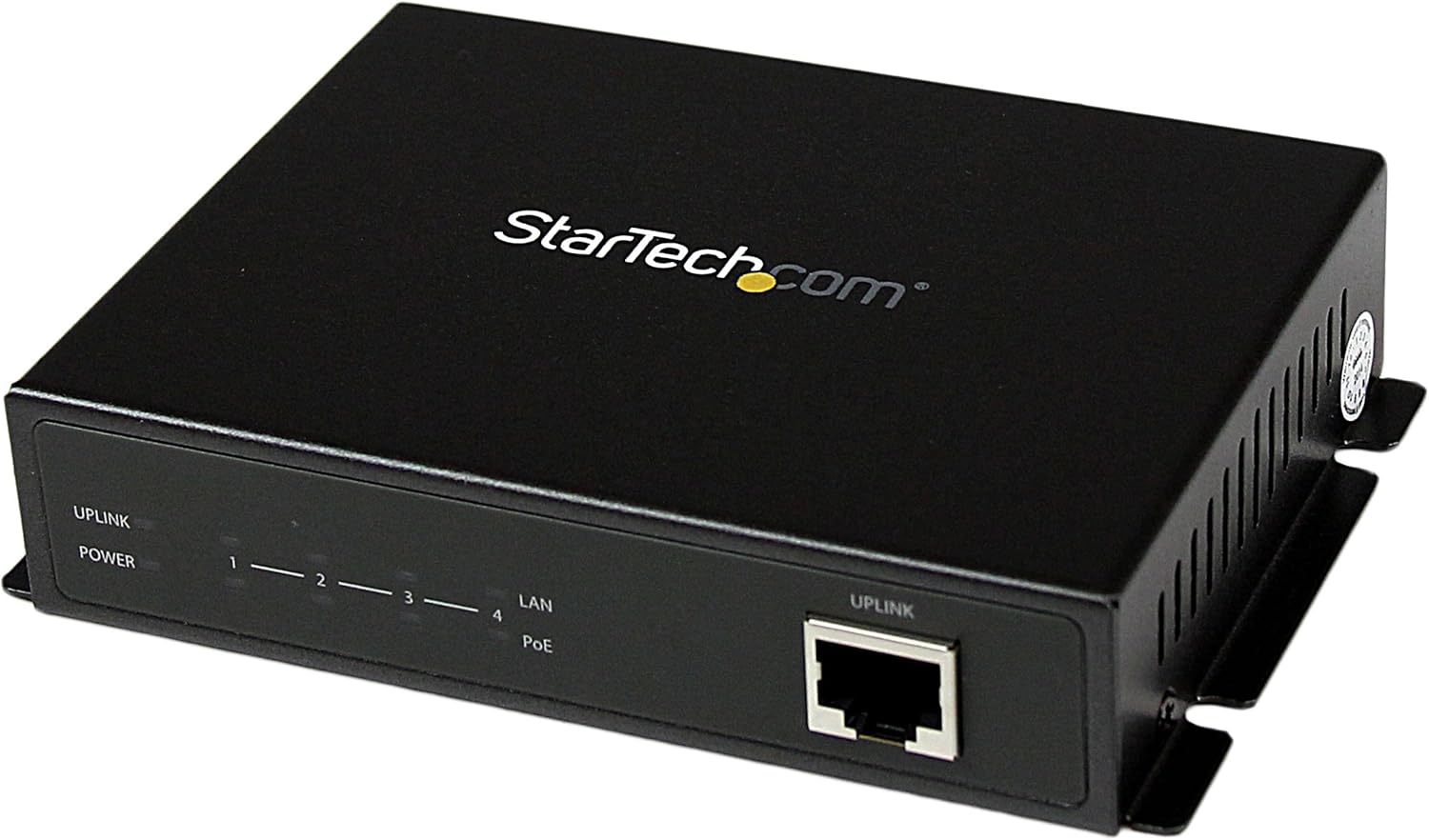 StarTech IES51000POE 5 Port Unmanaged Industrial Gigabit PoE Switch with 4 15.4W Power Over ...