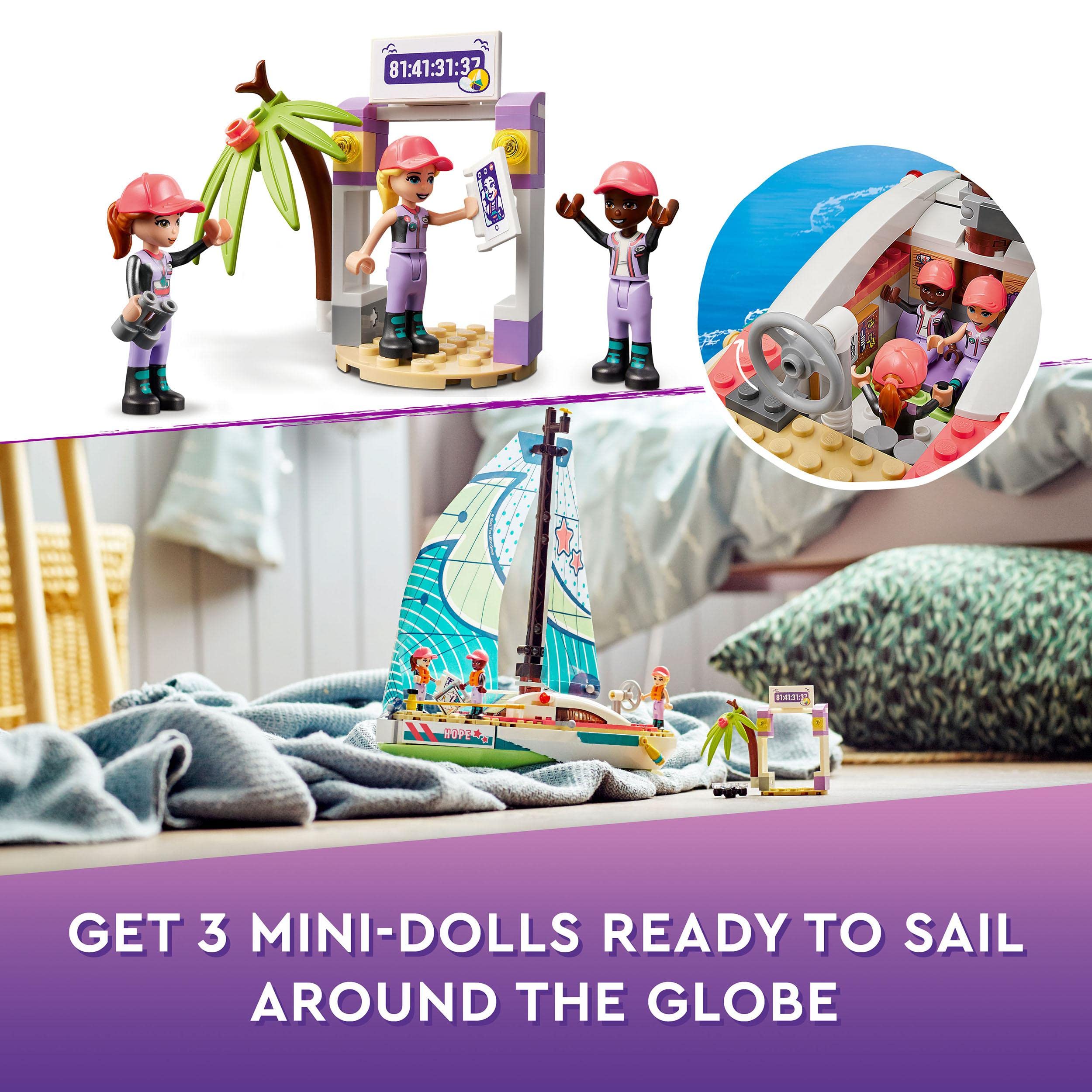 Mua LEGO Friends Stephanieâ s Sailing Adventure 41716 Building Kit ...