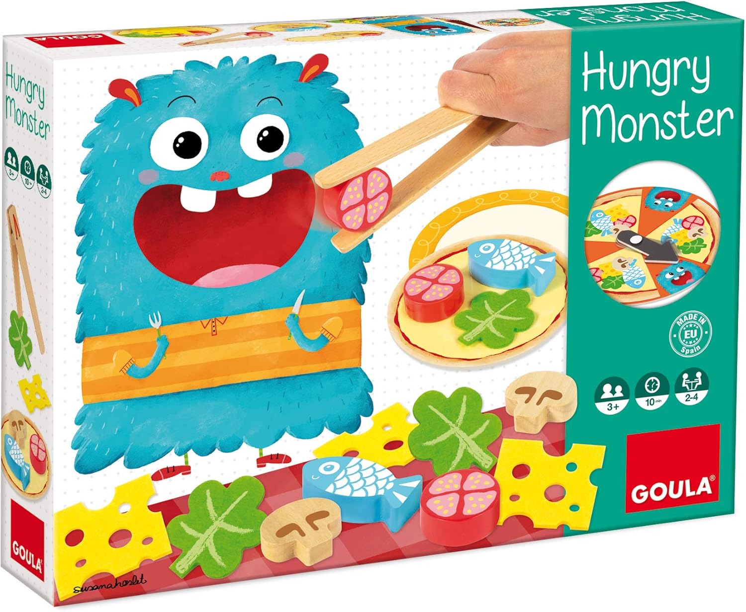 Goula - Hungry monster - Juego de mesa preescolar a partir de 3 años ...