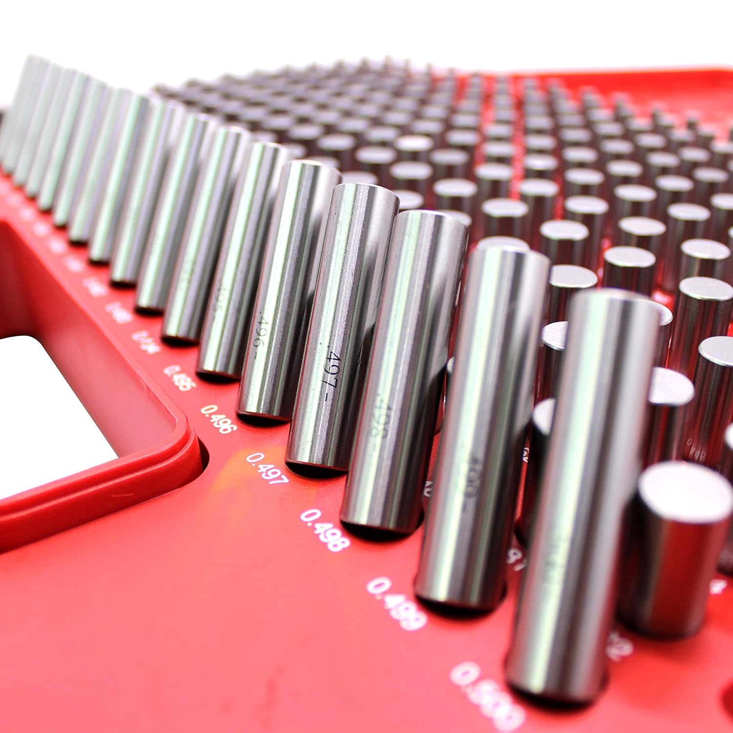 HFS (R) 250 PCS 0.251-0.500” M2 Class ZZ Steel Pin Gage Set Minus ...