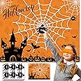 Amazon.com: ROCWOHO Halloween Party Games Pin The Spider on The Web ...