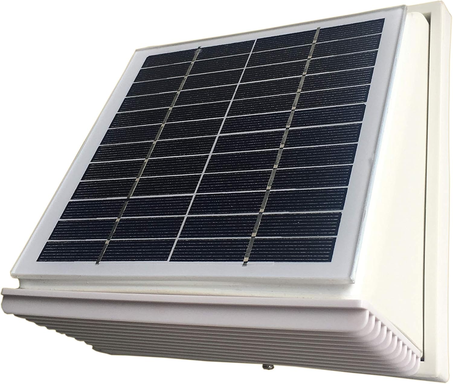 Amazon.com: Plastic Solar Wall Fan Exhaust Vent Airduct Φ120mm ...