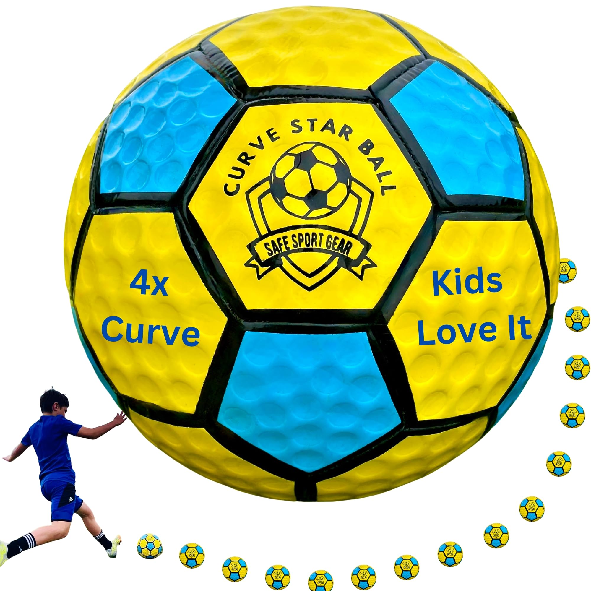 Mua Safe Sport Gear Curve Star Swerve Star Soccer Ball - Super Curving ...