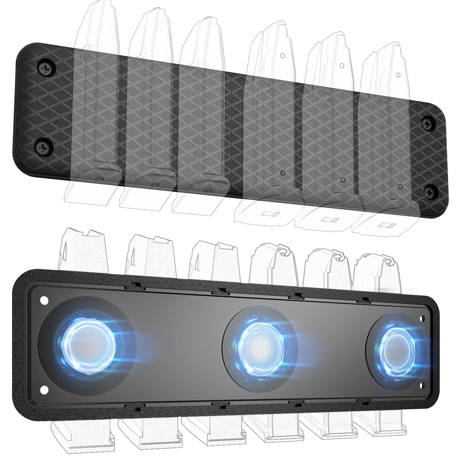 Magnetic Ammunition Holder?Double Sided Gun Magnet for Gun Magazines ...