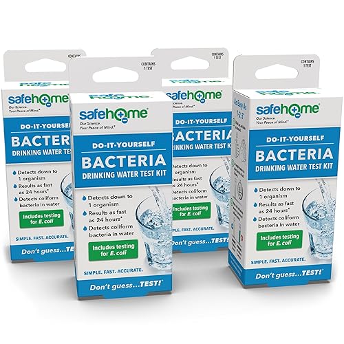 Safe Home® Bacteria in Water Test Kit – Detects 50 Different Species of ...