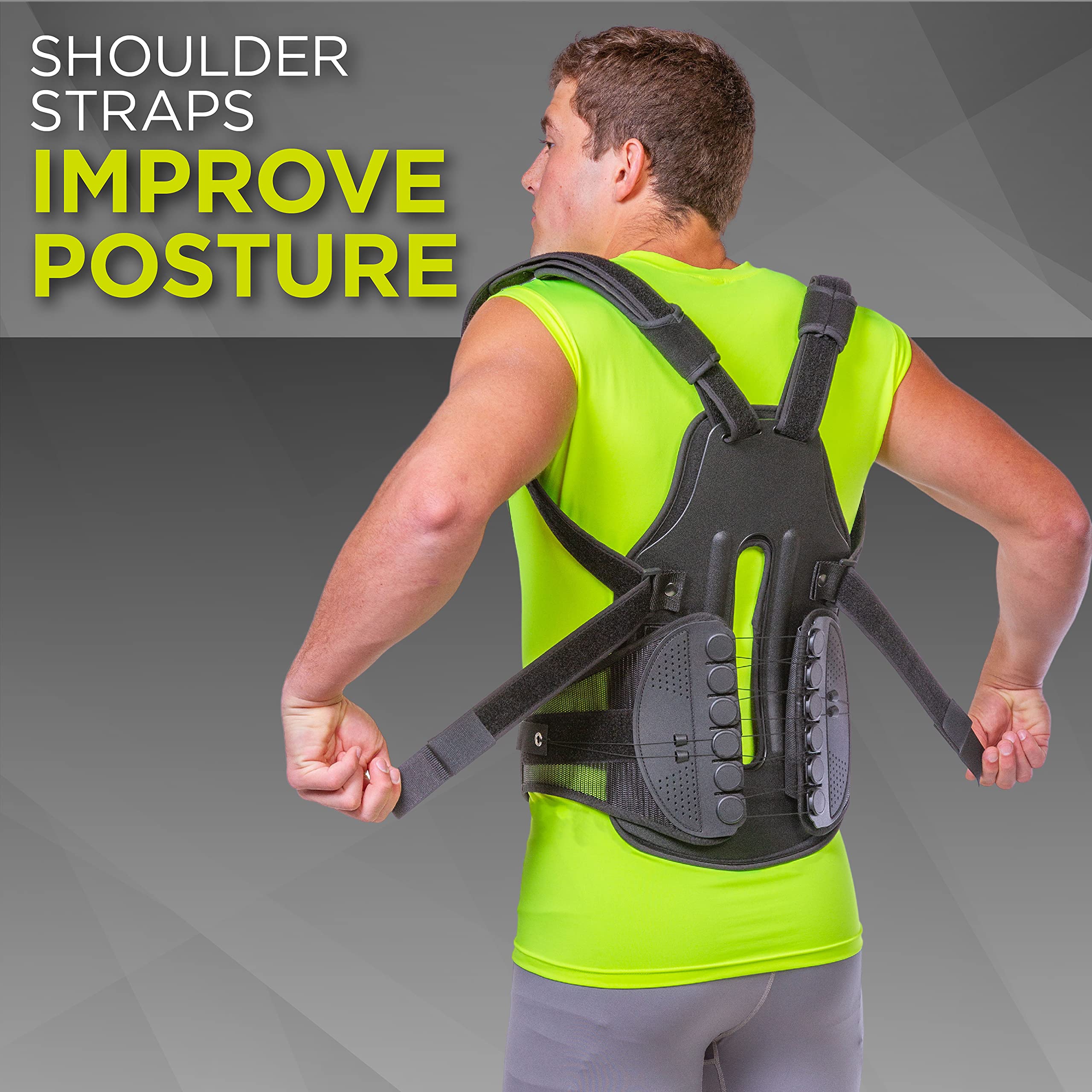 Mua BraceAbility TLSO Full-Body Back Brace Support - Hard Postural ...