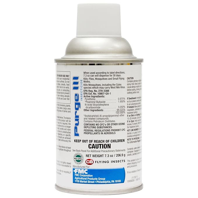 Clean Air Purge III Metered Aerosol 7.3 oz. can Waterbury Bug Spray ...