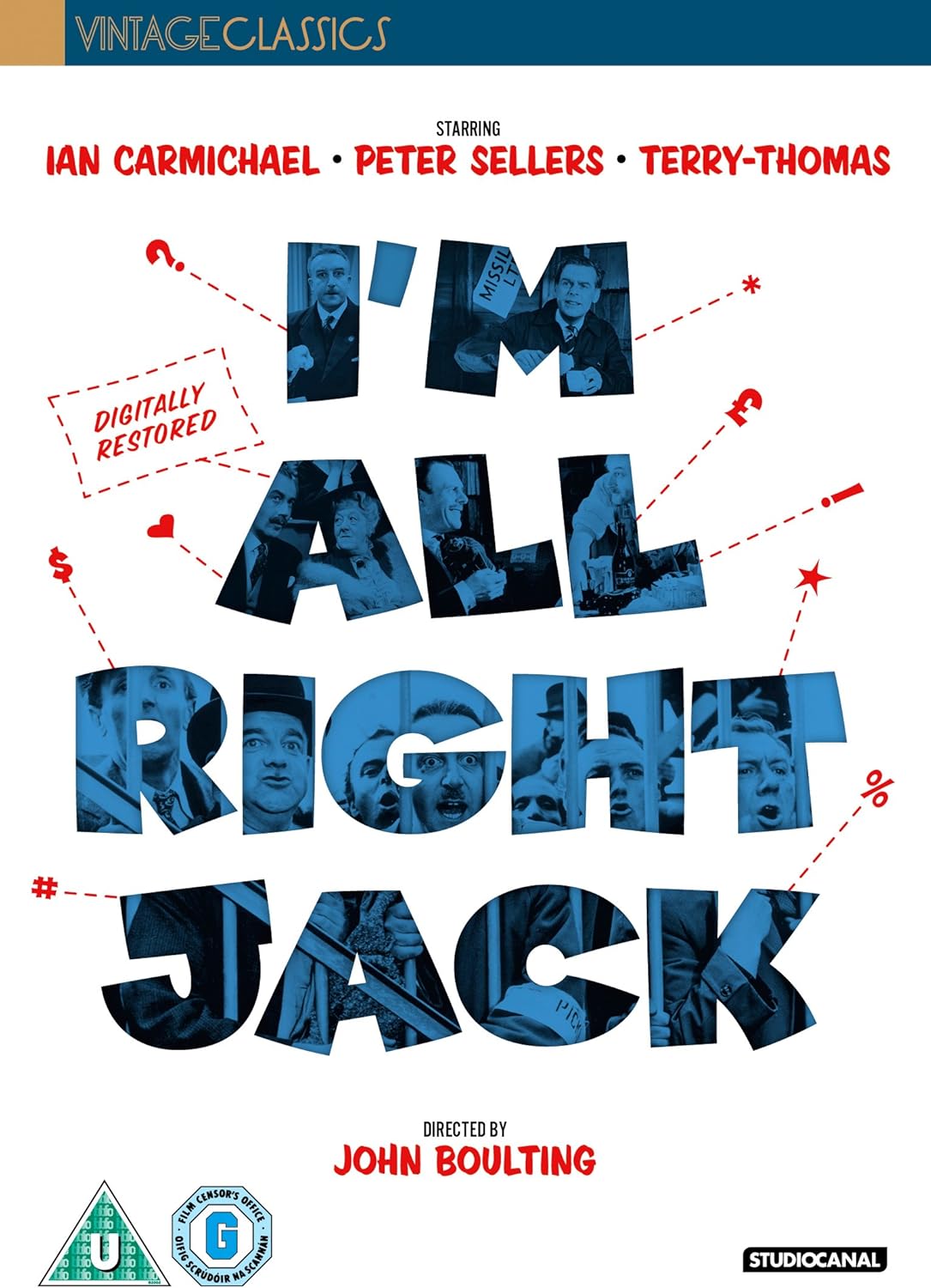 I'm All Right Jack [DVD]: Amazon.co.uk: Ian Carmichael, Peter Sellers ...