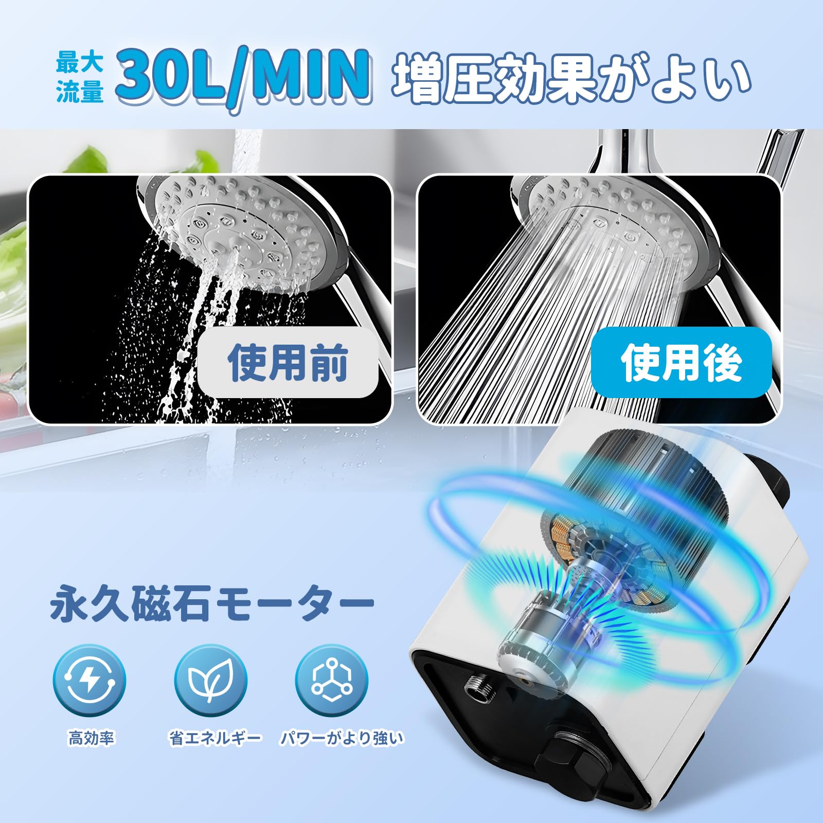 Mua Poafamx Fully Automatic Booster Pump, Max Flow Rate 30L/min ...