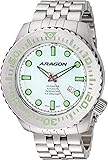 Amazon.com: ARAGON A082BLU Sea Charger 44mm Automatic: Wing Liang: Watches