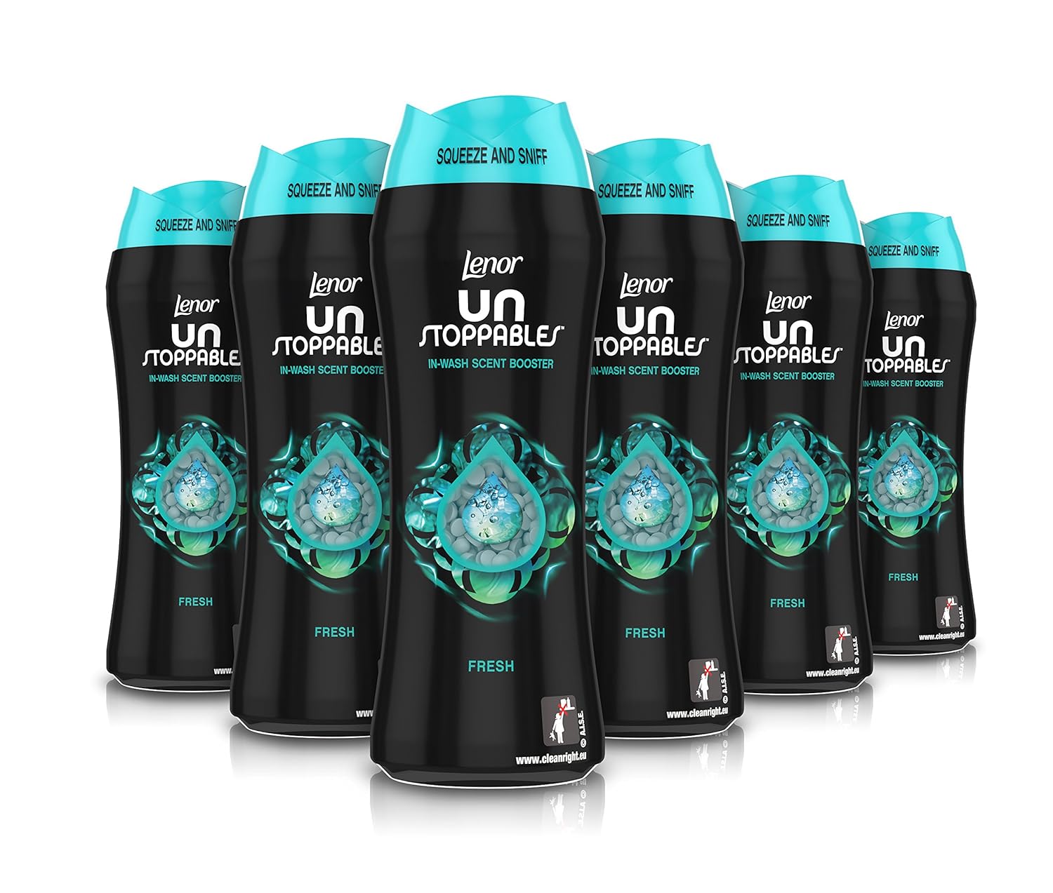 Lenor Unstoppables Fresh In-Wash Scent Booster Beads, 285 g, Pack of 6 ...
