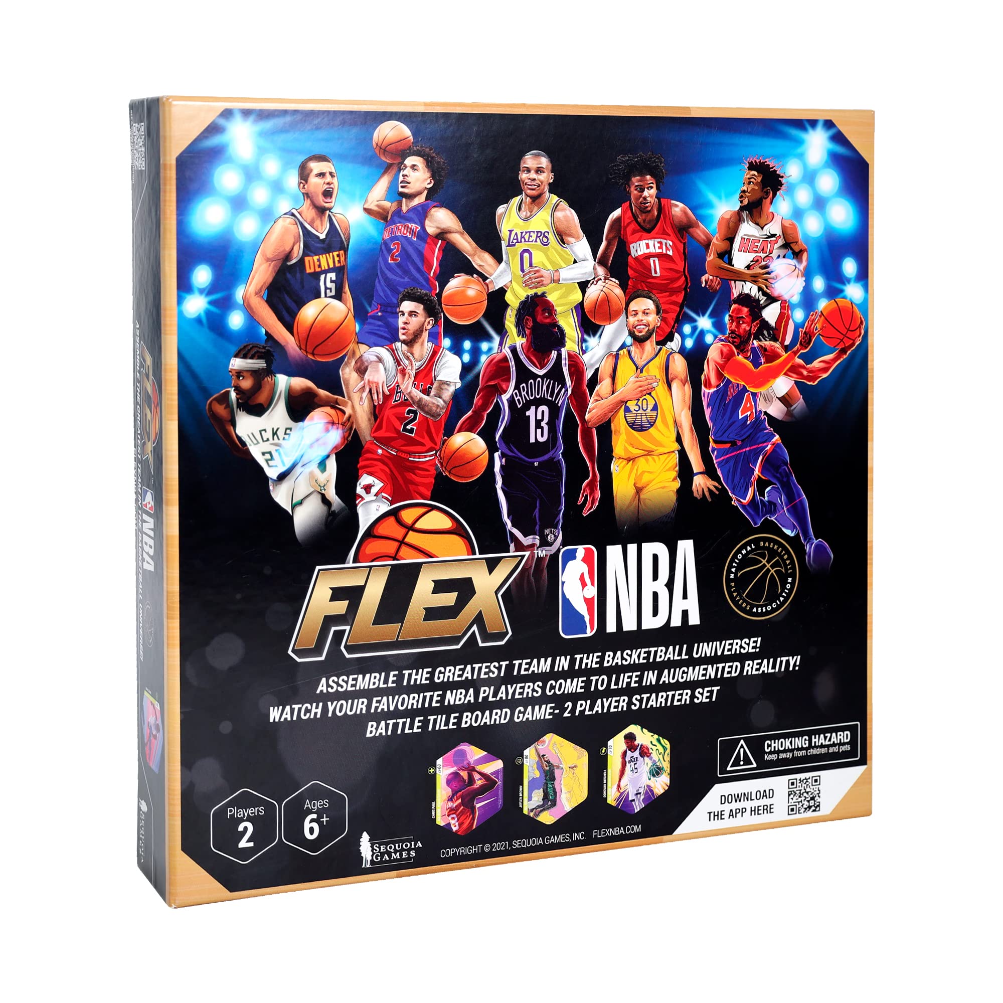 FLEX NBA TCG Game | Deluxe Series 2 Starter Set | Two-Player Board Game ...