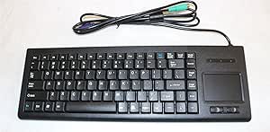 Amazon.com: USB PS2 Industrial Keyboard Mouse Combo Set w/Touch pad ...