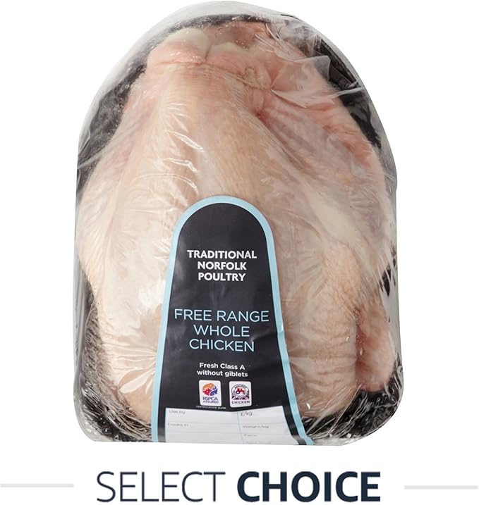 Traditional Norfolk Poultry Premium Whole Chicken, 1.6Kg: Amazon.co.uk ...