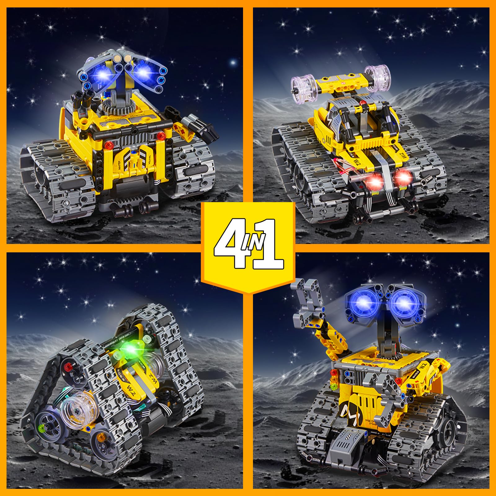 Mua AoHu STEM Robot Building Toys, 4in1 Remote & APP-Controlled Wall ...