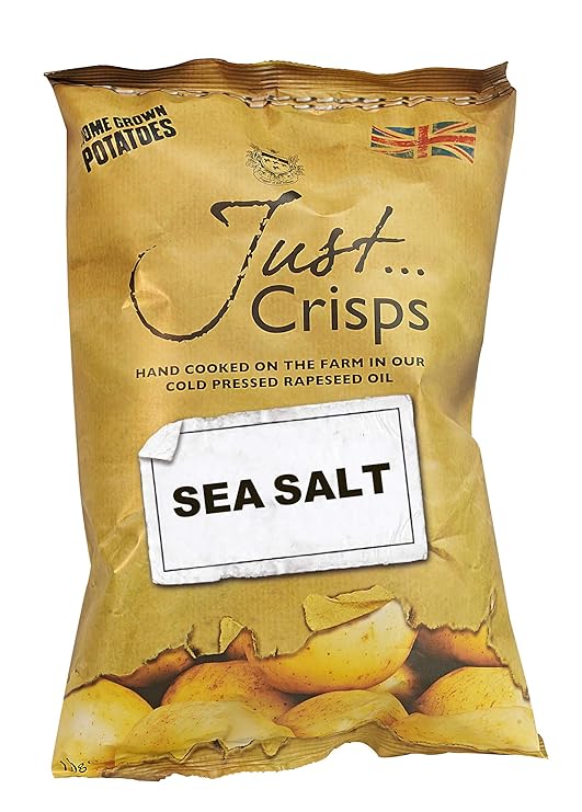 Just Crisps Sea Salt 12 x 150g: Amazon.co.uk: Grocery