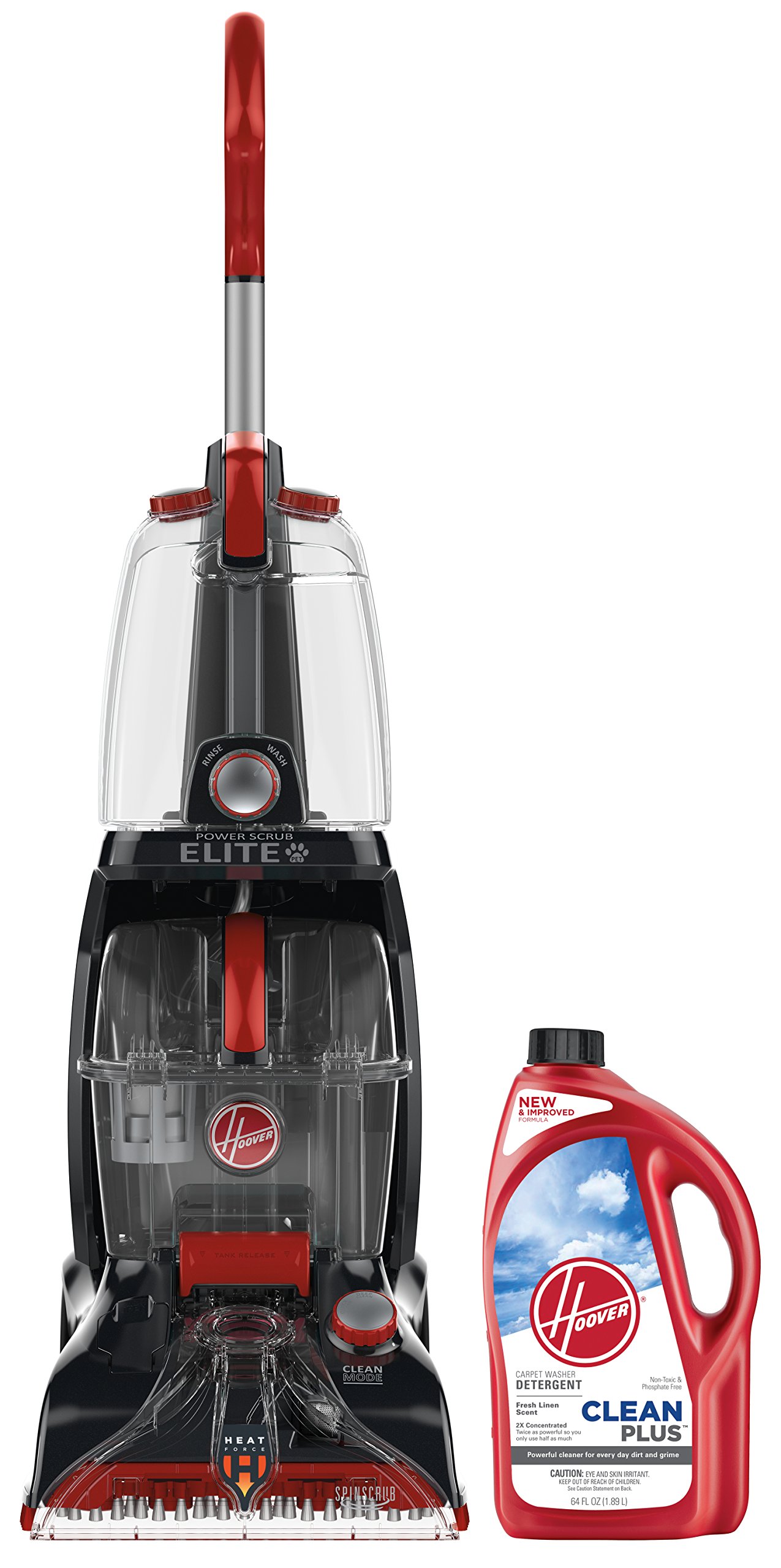 Buy Hoover Power Scrub Elite + Cleanplus Concentrated Solution Bundle ...