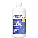 Amazon.com: Equate Saline Solution, Contact Lens Solution for Sensitive ...