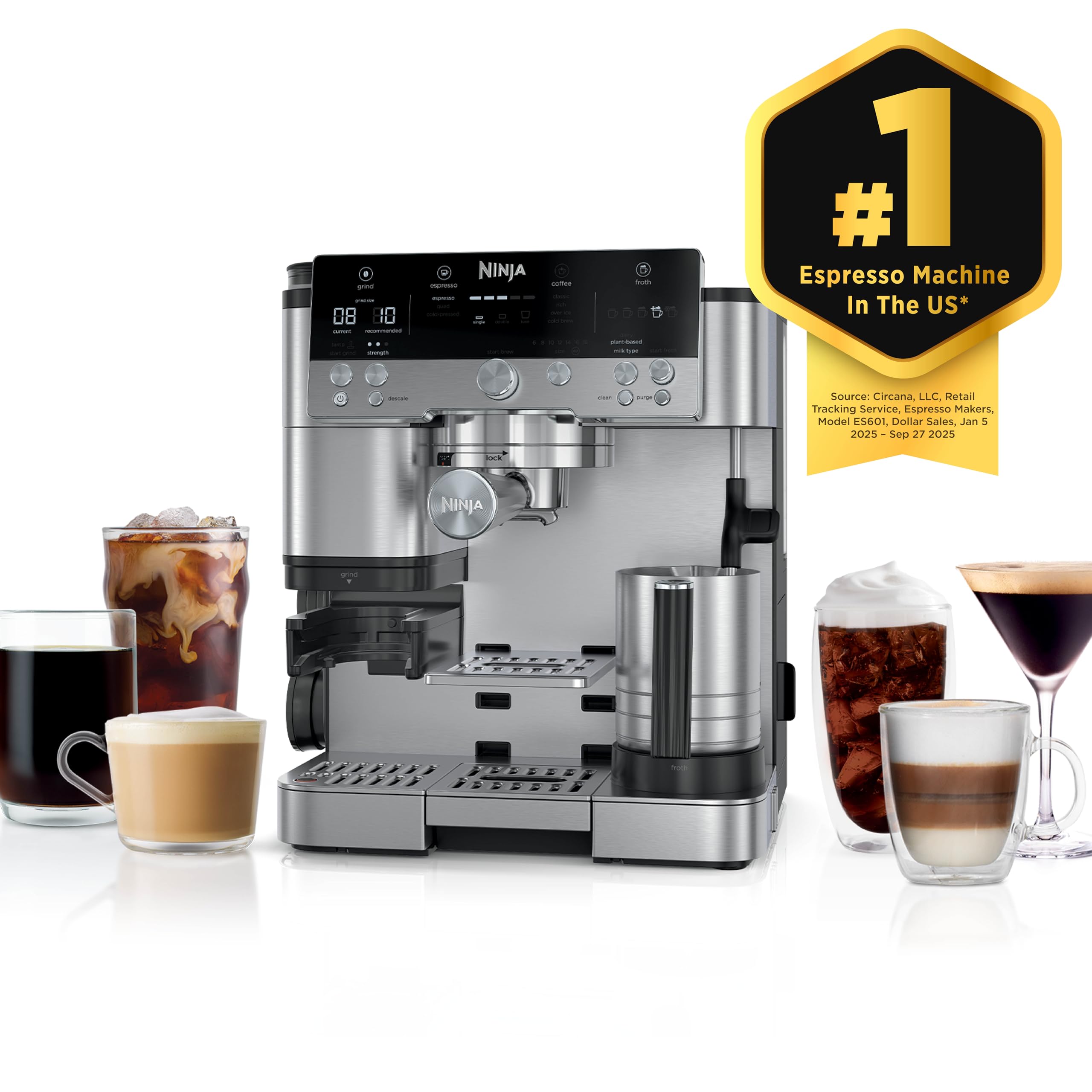 Mua Ninja Luxe Café 3-in-1 Espresso, Drip Coffee and Cold Brew Machine ...