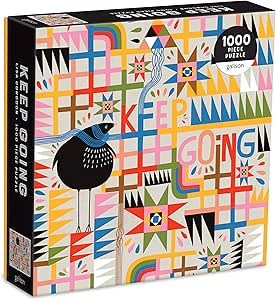 Amazon.com: Keep Going 1000 Piece Puzzle in Square Box : Toys & Games
