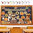 Amazon.com: 68 Pcs 3-10" Welcome to Our Patch Fall Bulletin Board ...