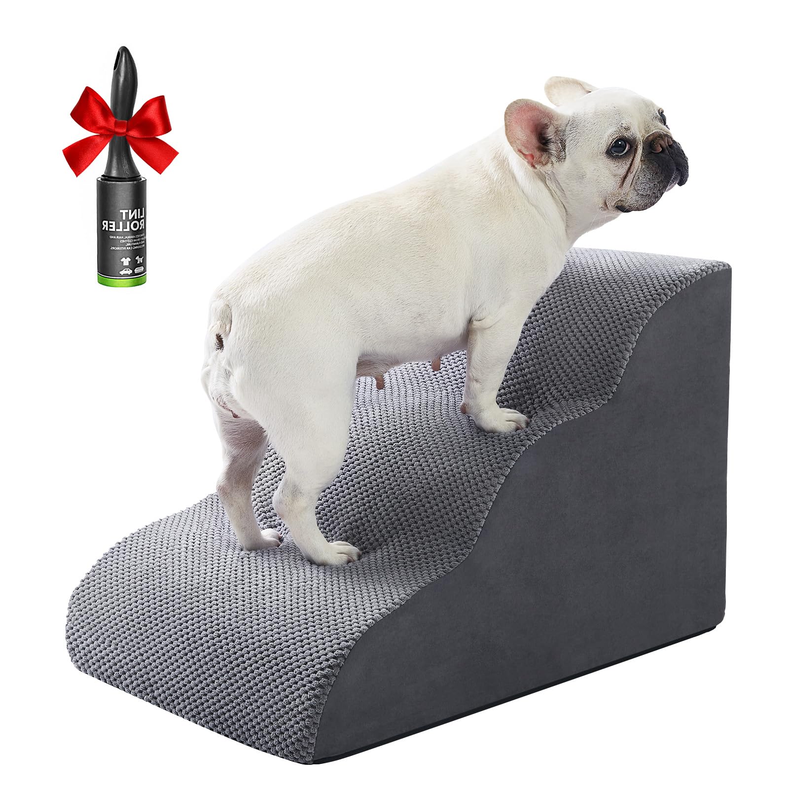 Ryoizen Dog Stairs for Small Dogs, Dog Steps for Bed Pet Stairs for ...