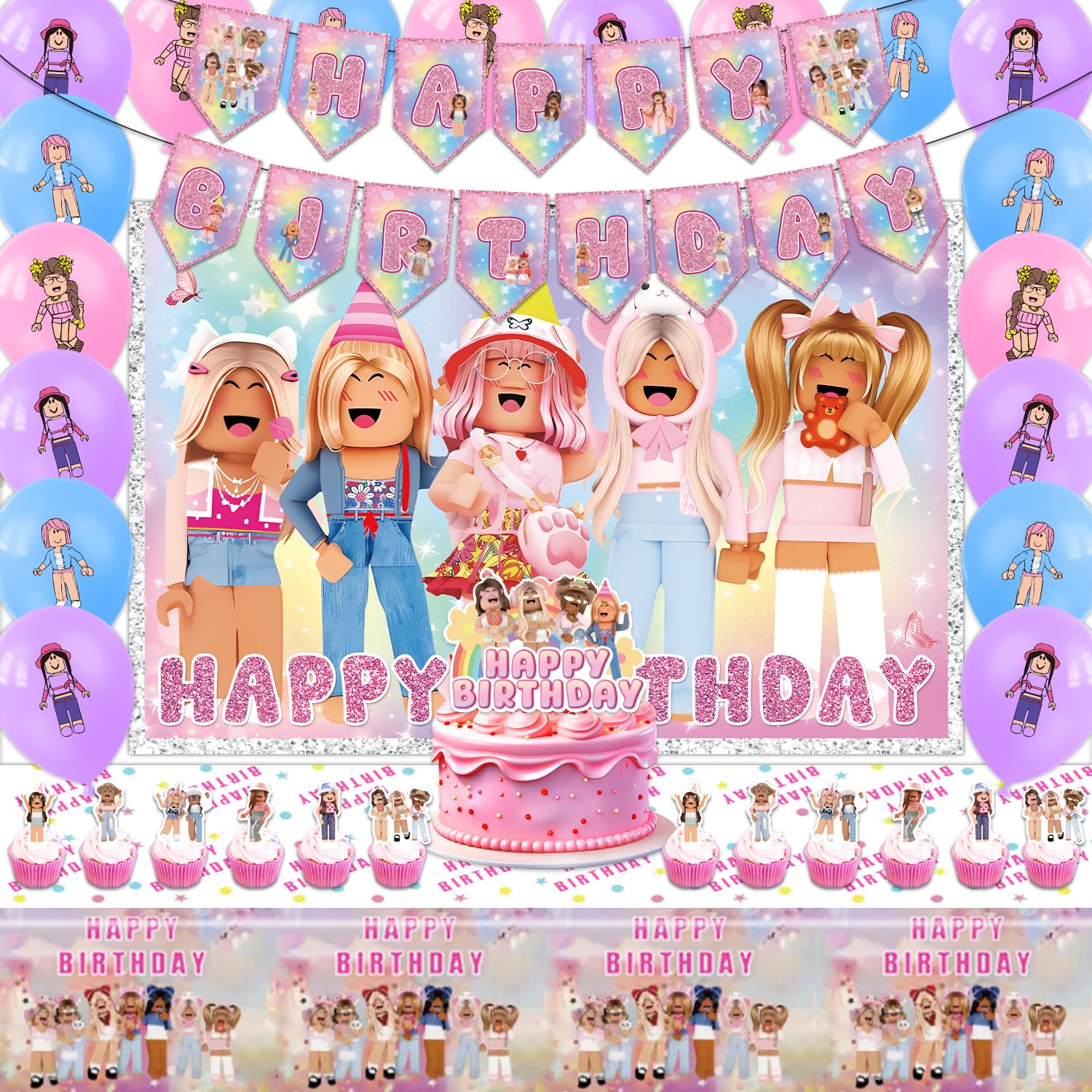 Cartoon Themed Birthday Party Supplies?Birthday Party Decorations ...