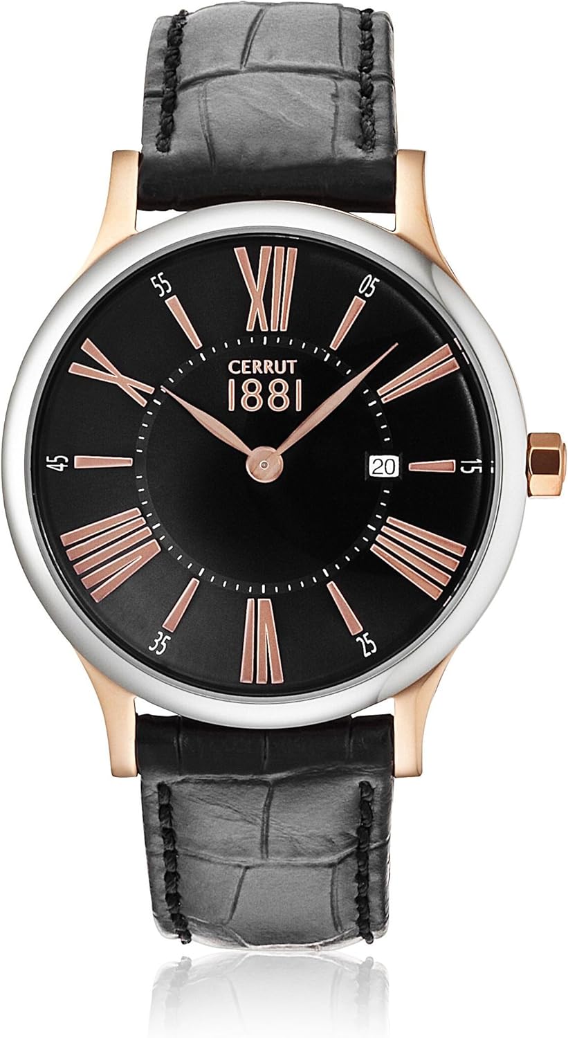 Cerruti 1881 Man Quartz Watch CRA099I222C 40 mm: Amazon.co.uk: Watches