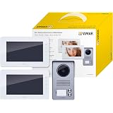 Vimar K40910 Kit Videocitofono Monofamiliare da Parete, Grigio la Targa ...