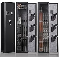 Amazon.com: Large Gun Safe for 4-6 Home Rifle and Pistols,All Gun Safes ...