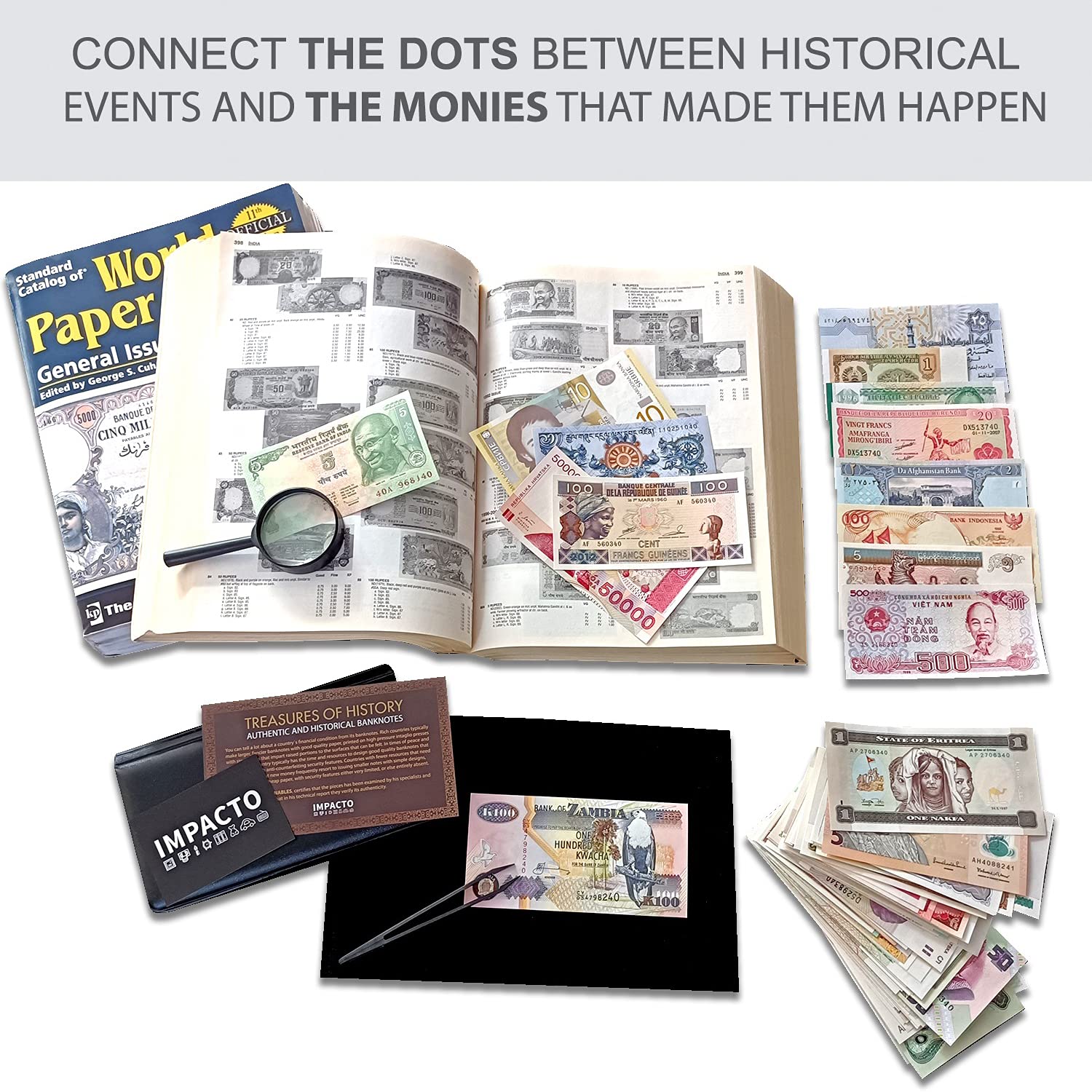 Mua IMPACTO COLECCIONABLES 100 Mixed Banknotes of The World ...