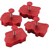 Amazon.com: Cake Boss Decorating Tools Fondant Press, Stamp Set, 4 ...