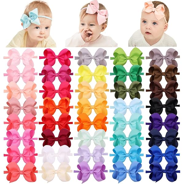 Diadema Bebe Niña Recien Nacido Pack De 3 Diademas Para Bebés SJBAUTYO ...