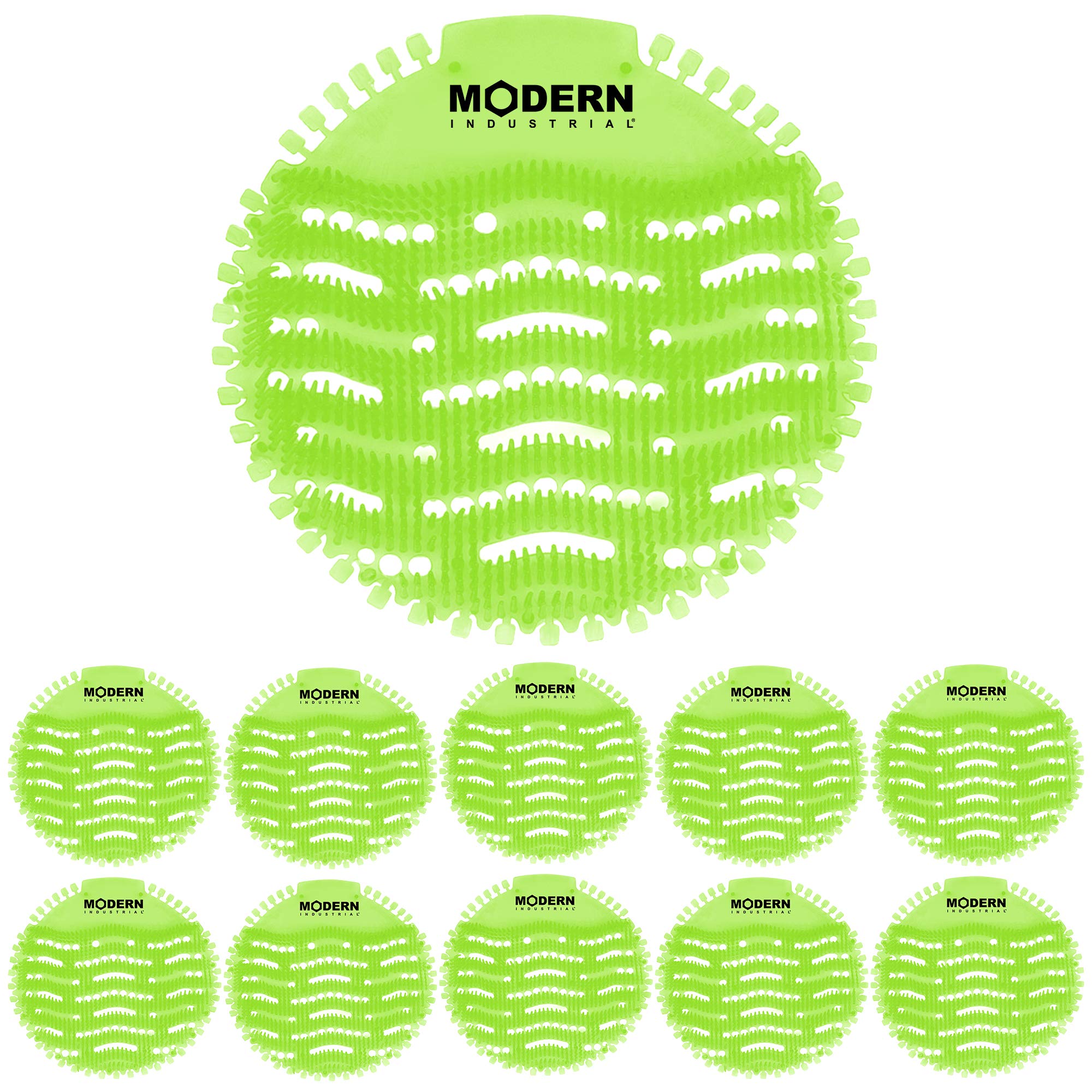 Modern Industrial Urinal Screen Deodorizer 10-Pack - Mint-Scented Urine ...