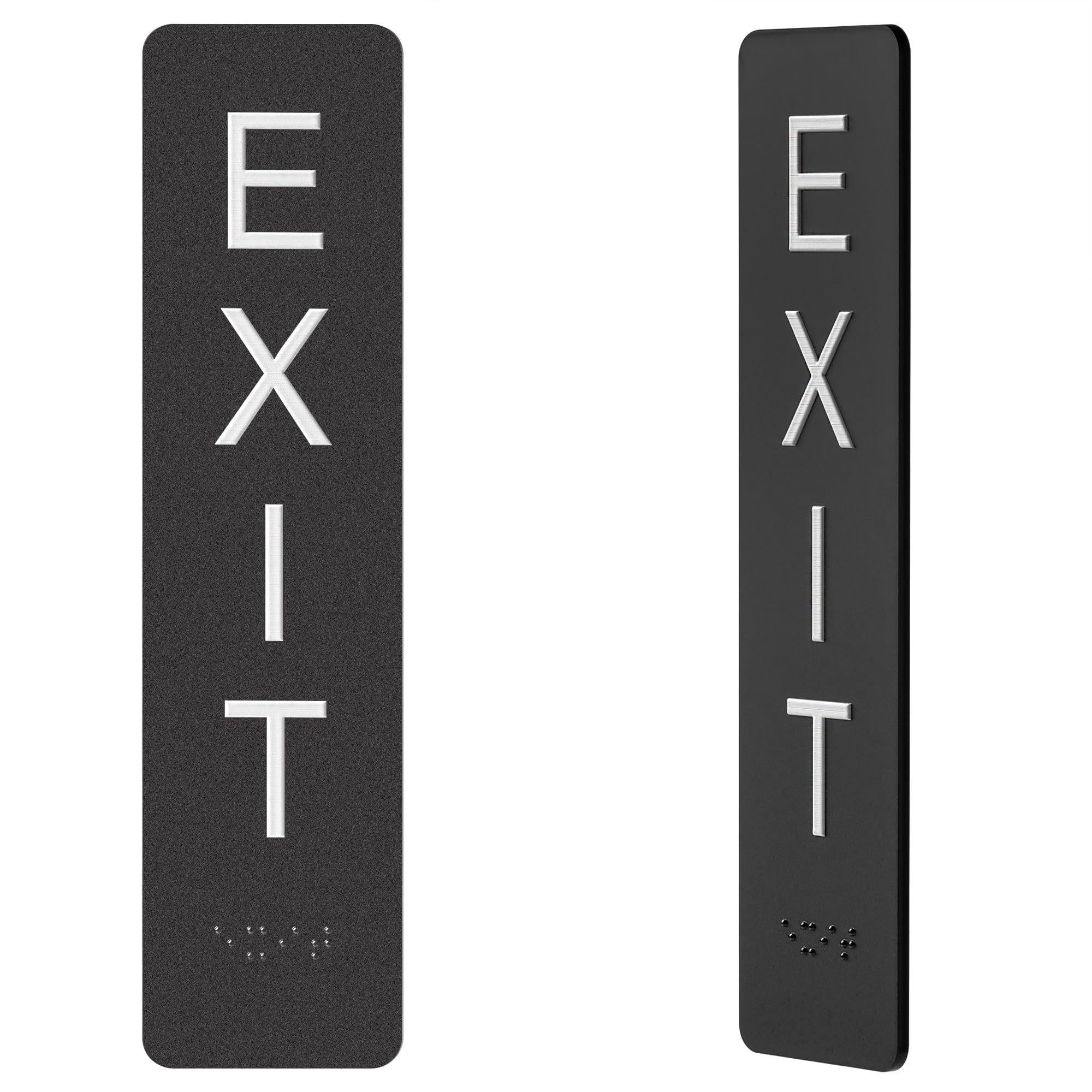Exit Sign with ADA Braille for Business Door - ADA Compliant Office ...