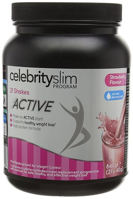 Celebrity Slim Active Strawberry Shake: Amazon.co.uk: Health & Personal ...