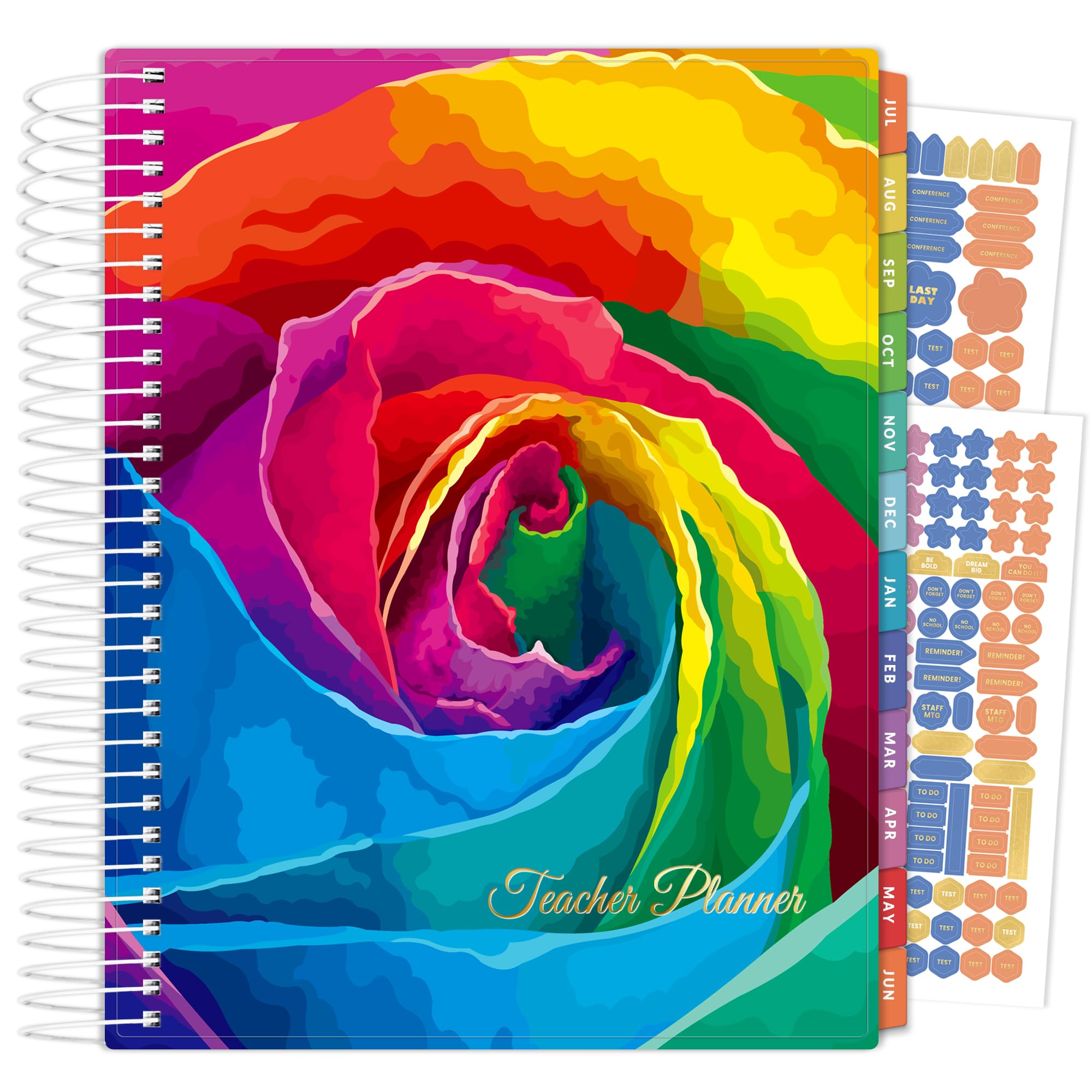 SUNEE Teacher Planner 2024-2025, Deluxe Lesson Planner Book 8.5" x 11 ...