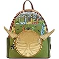 Amazon.com: Loungefly Harry Potter Golden Snitch Mini Backpack ...