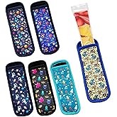 Amazon.com: 6 Pieces SLEILIN Ice Pop Neoprene Insulator Sleeves, Ice ...