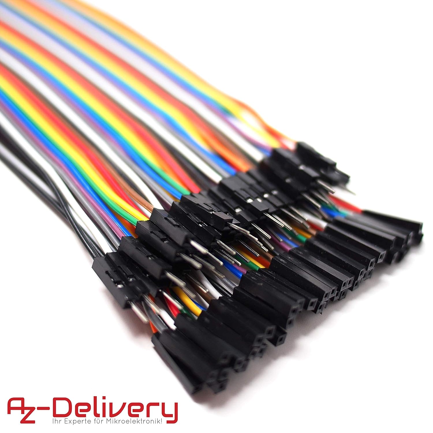 AZDelivery Breadboard Jumper Wire Cable 40 Pin Female to Male F2M ...