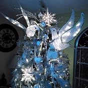 Amazon.com: Set of 2 Lighted Glitter Scrolled Peace Doves Clear White ...
