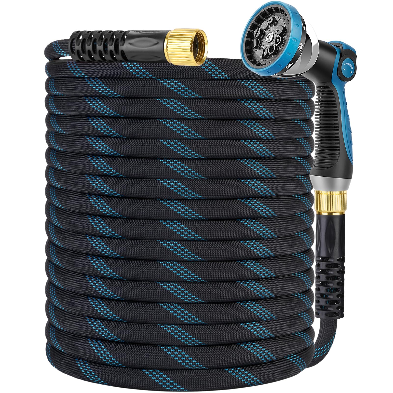 KETTOYA Non Expanding Garden Hose 100 Ft Kink Free Flexible Water Hose