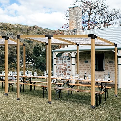 3 Way Corner Bracket Heavy-Duty Pergola Bracket Kit (4-Pack) - 3-Way ...