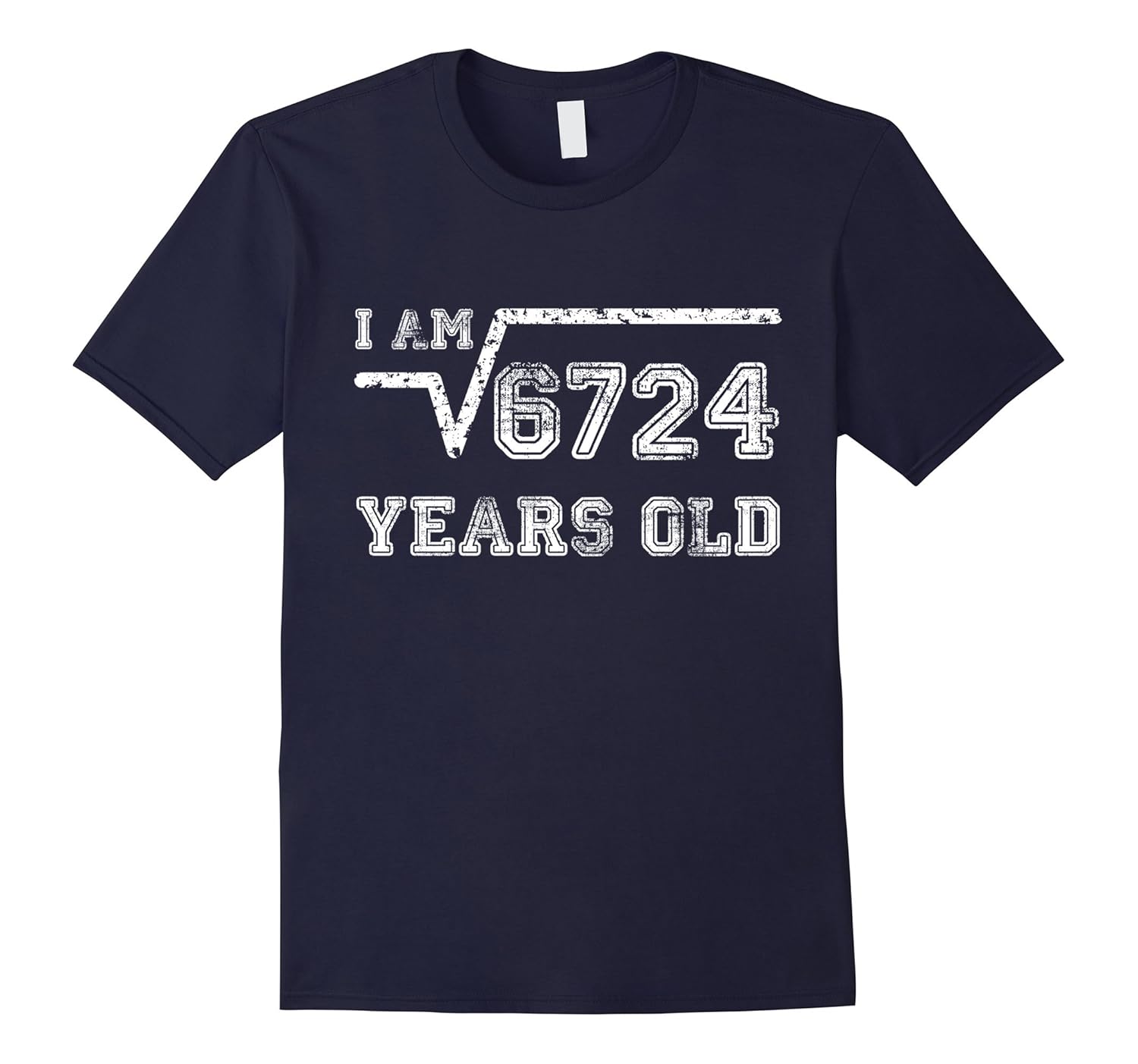 Square Root Of 6724 Years Old Tshirt 82nd Birthday Gift 4LVS square-root-of-6724-years-old-tshirt-82nd-birthday-gift-4lvs
