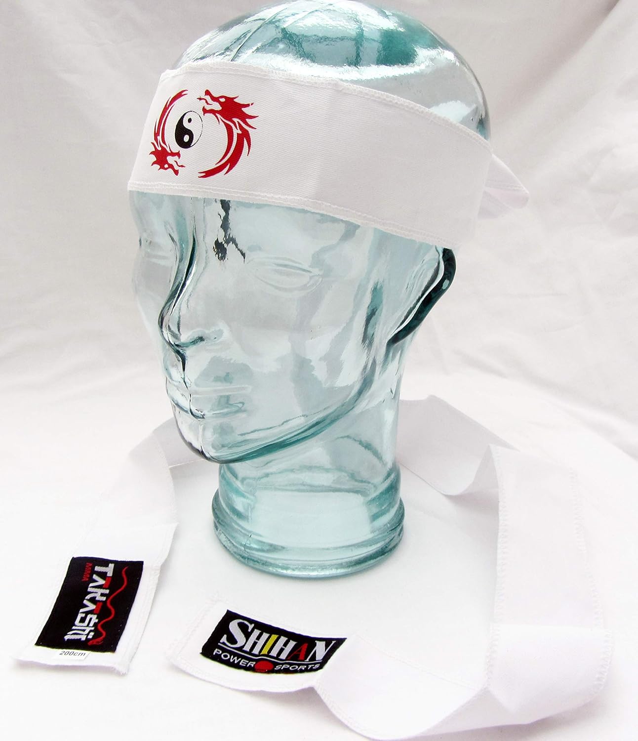 Amazon.com : Head Band Kendo Tenuqui Takashi Ying-YANG Dragon Hachimaki ...