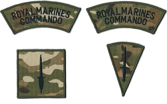 1157store Royal Marines Commando MTP Badges Set 3 Commando Brigade ...